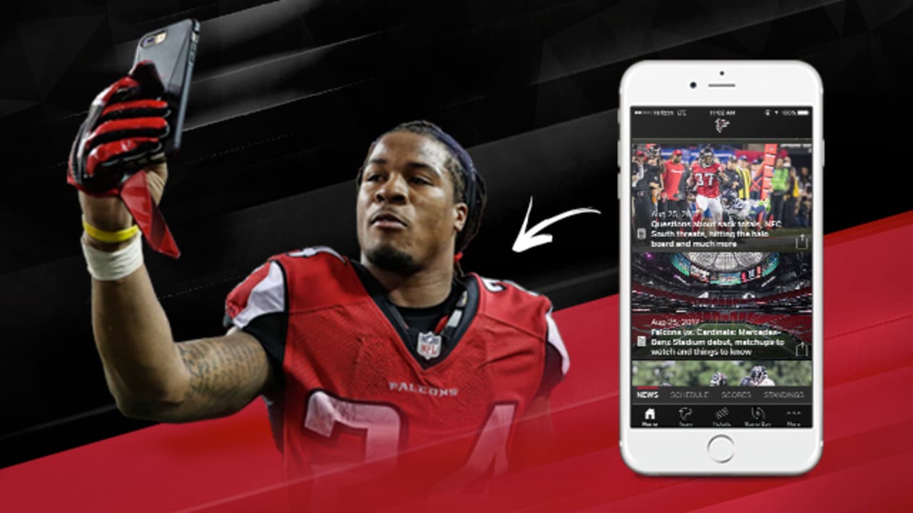 Falcons introduce all-new phone app, encourage fans to download it