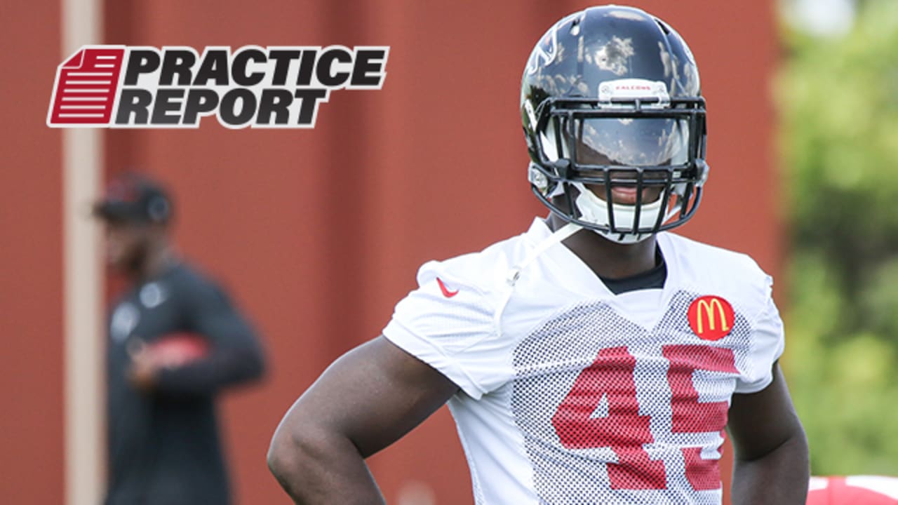 The Practice Report: LB Deion Jones Sidelined