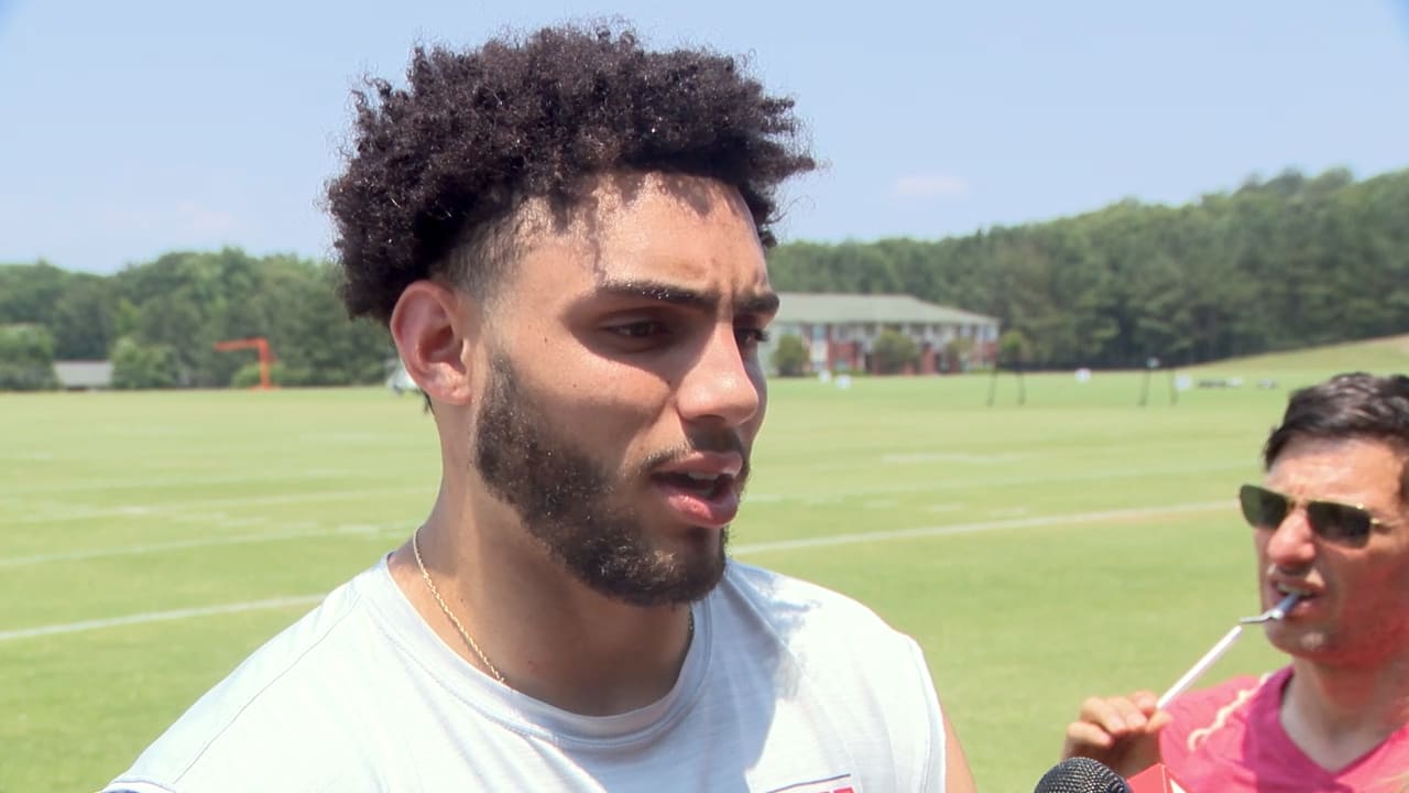 'Growing every day' | Drake London on week three of OTAs