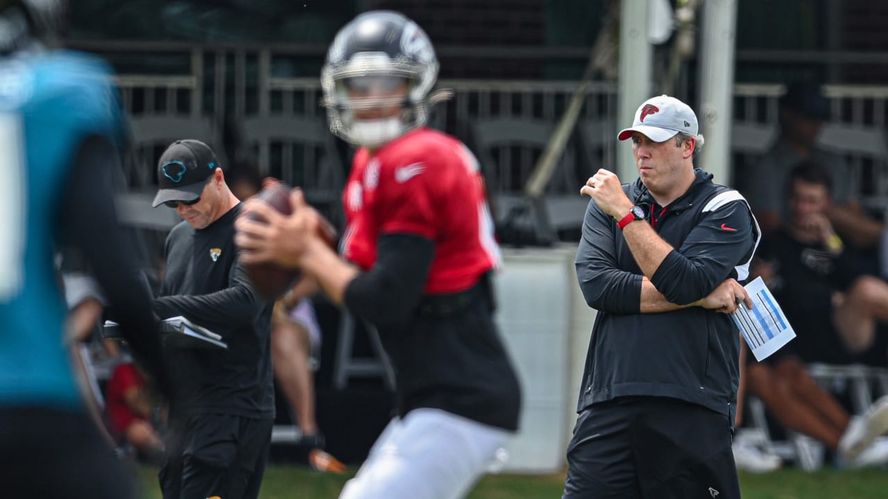 Joint practice report: Arthur Smith reflects on camp, Desmond Ridder ...