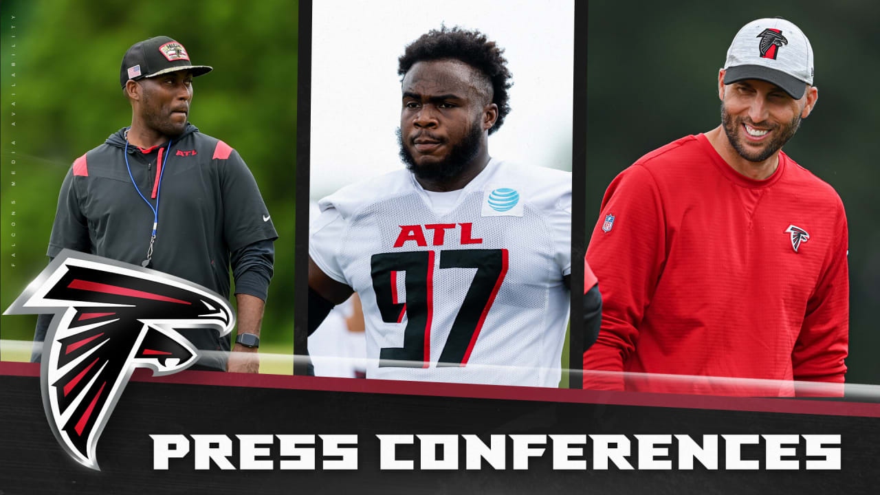 Marquice Williams, Dave Ragone and Grady Jarrett speak to media ahead ...