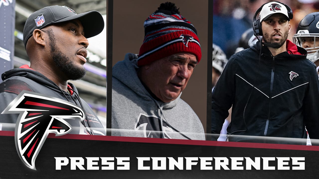 Falcons coordinators speak to the media for the last time in the 2022 ...