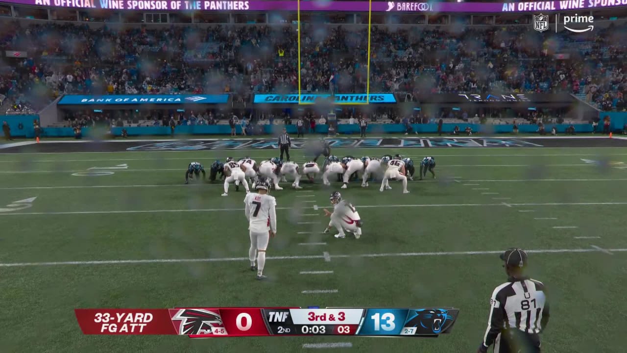 Younghoe Koo's 33-yard field goal puts Falcons on board to end first half