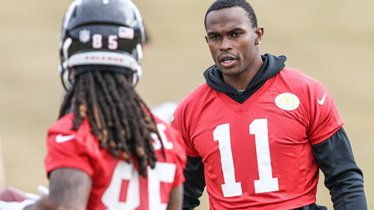 Sanu Returns to Practice, But Seven Falcons Sit
