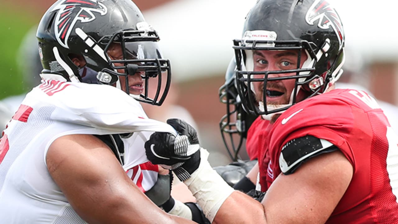 Falcons unofficial depth chart released: Garland starting right guard ...