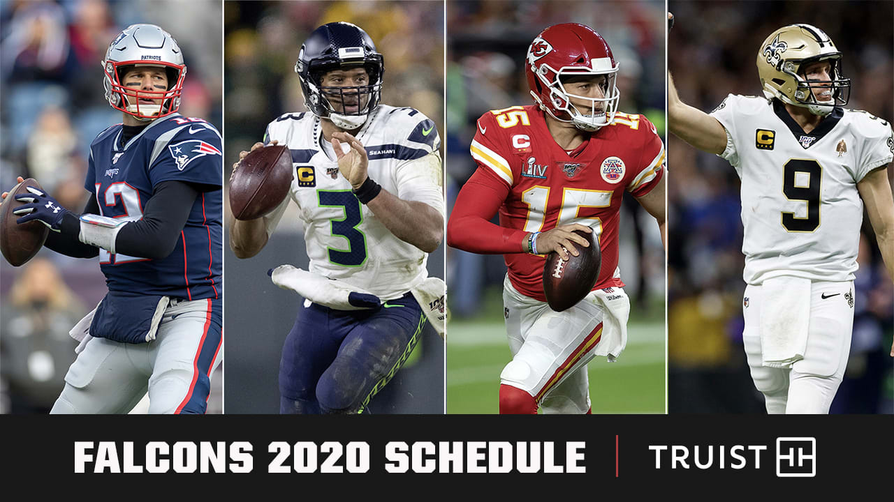 Falcons to face a who’s who-slate of NFL quarterbacks in 2020