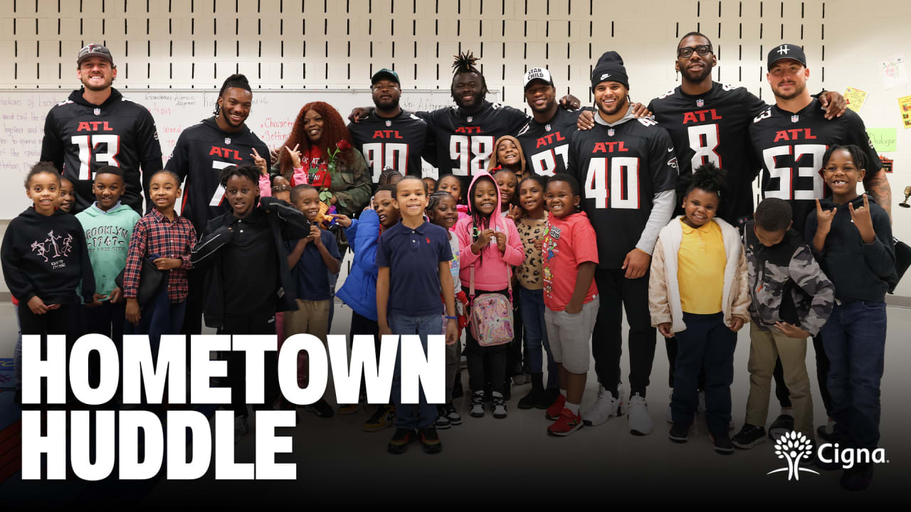 Atlanta Falcons serve the community at Hometown Huddle