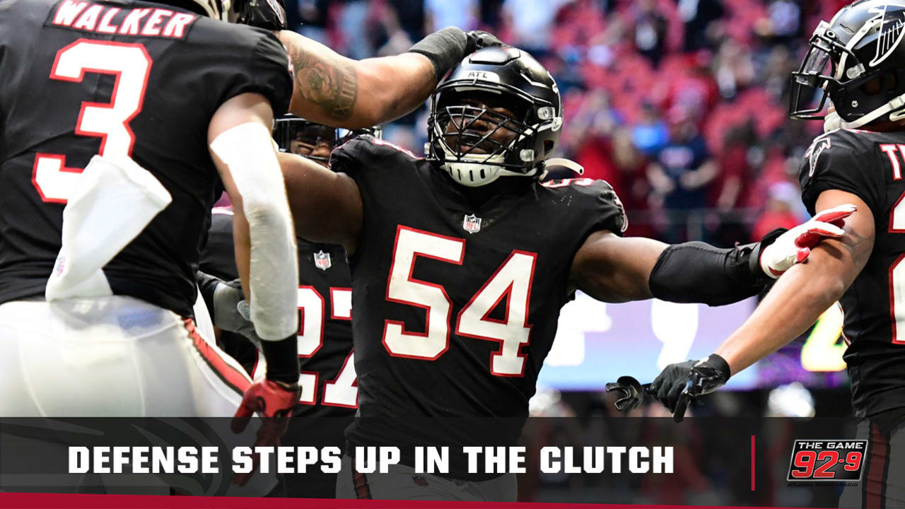 'Gritty not pretty': Falcons defense steps up when it matters most vs ...