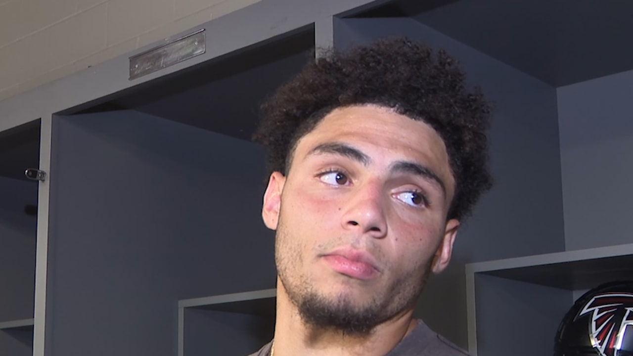 Drake London: 'playing with a sense of urgency' | Press Conference ...