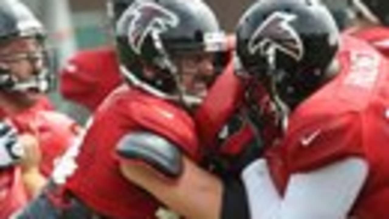 Falcons O-Line Gets An Assist From Defensive Linemen