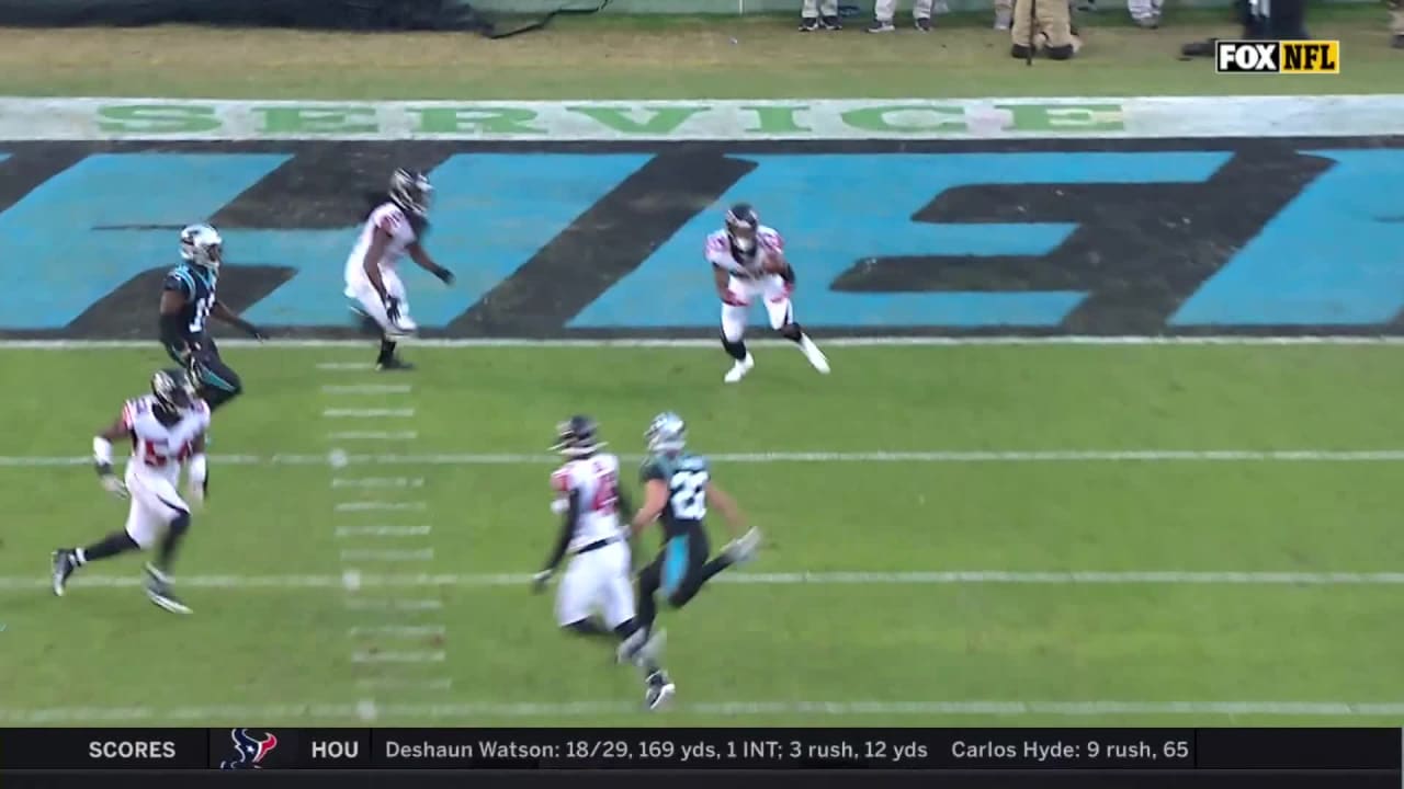 Highlight: Damontae Kazee grabs his first INT of the season
