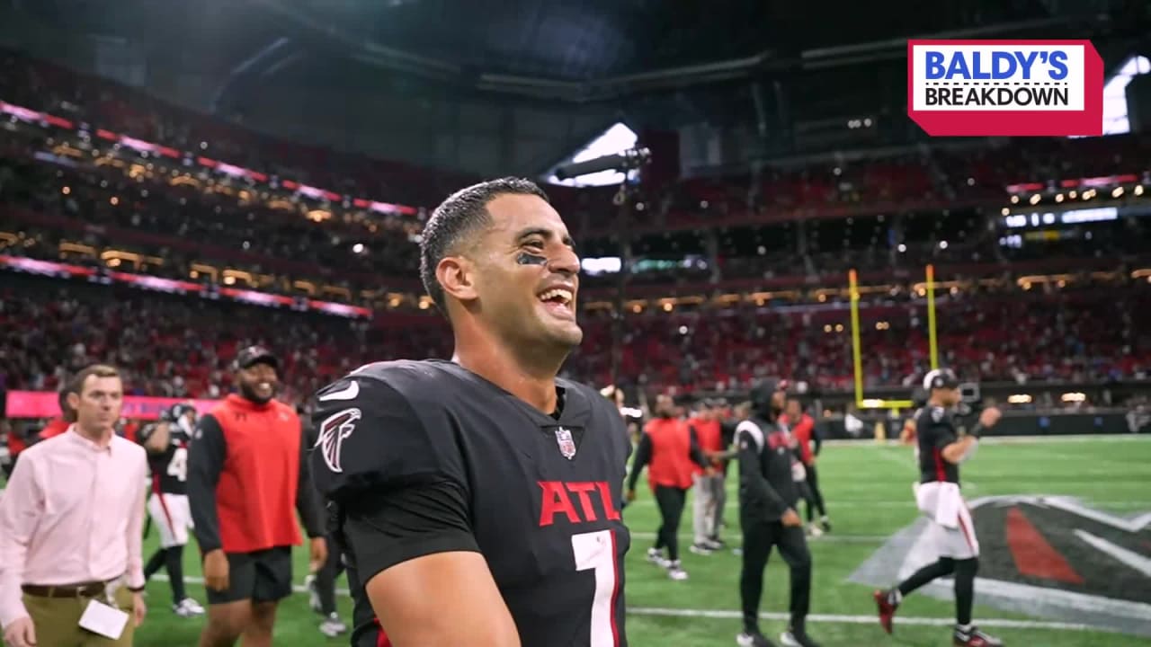 Mariota, Falcons dramatic comeback win in OT | Baldy's Breakdowns
