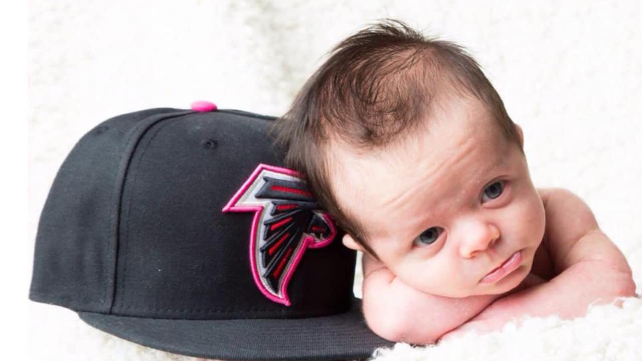 Falcons Babies Show Their Team Pride