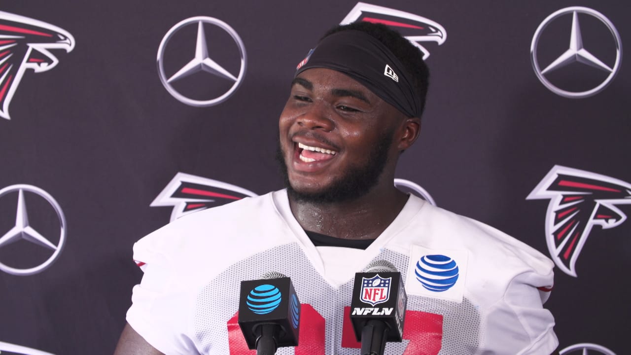 Grady Jarrett "it feels good to be back out there"
