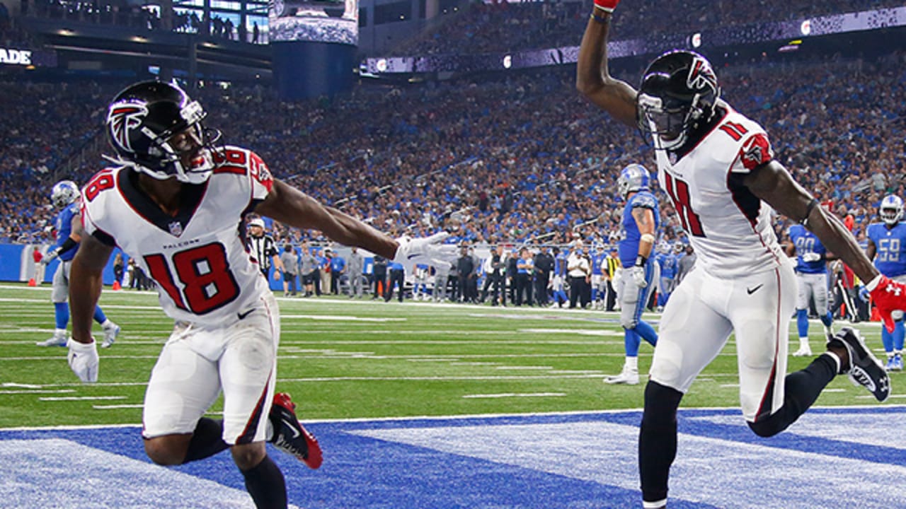 The Falcons’ Julio Jones breaks down Taylor Gabriel’s 'relay' touchdown ...