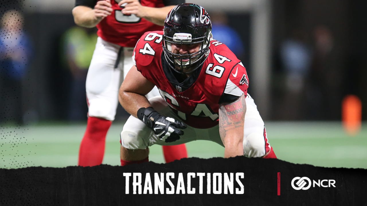 Falcons make three offensive line moves with Brandon Fusco out for season