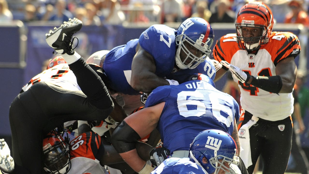 Giants vs. Bengals: Memorable Moments