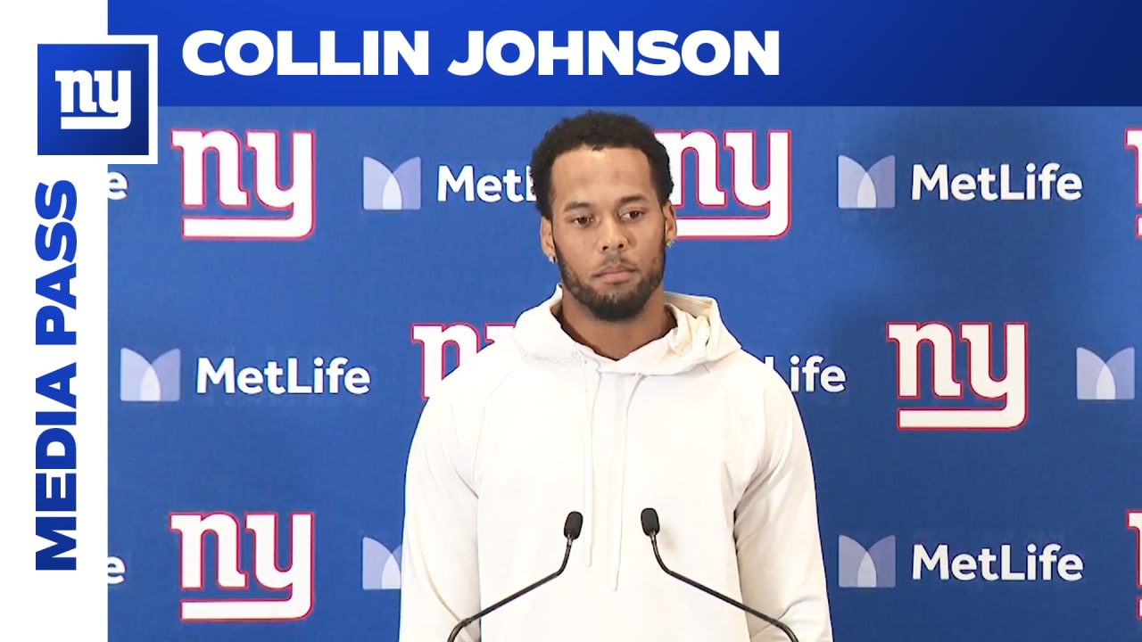 WR Collin Johnson on his first game as a Giant