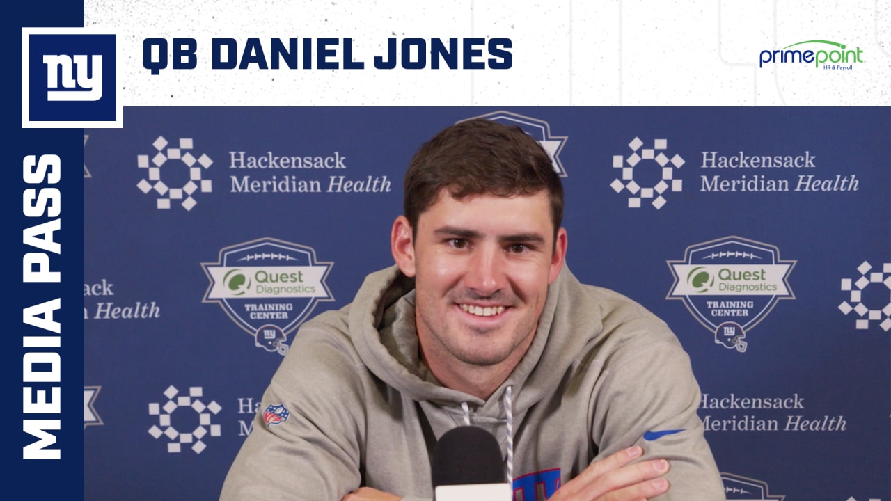 QB Daniel Jones on new contract: 'I'm thrilled to be back'