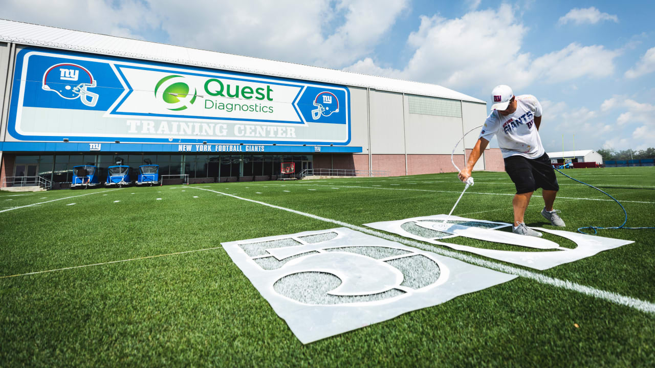 Behind the Scenes: Setup for training camp