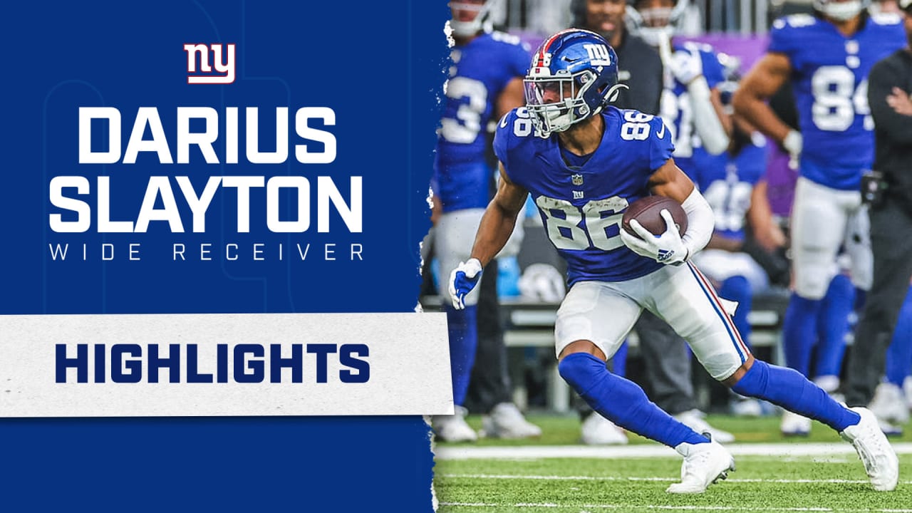 Highlights: WR Darius Slayton's top career plays