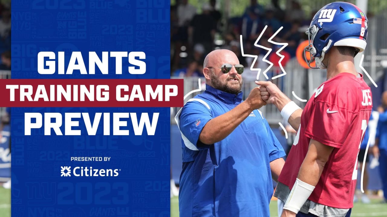 Training Camp Preview: Brian Daboll, Daniel Jones interviews
