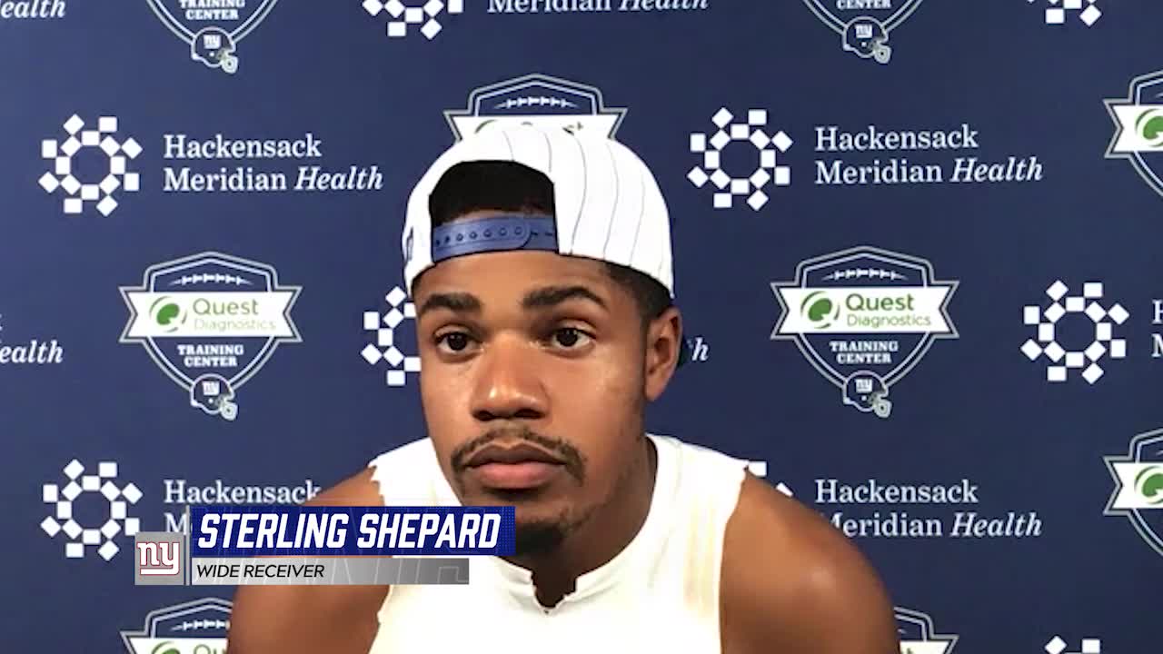 WR Sterling Shepard on preparing for Steelers
