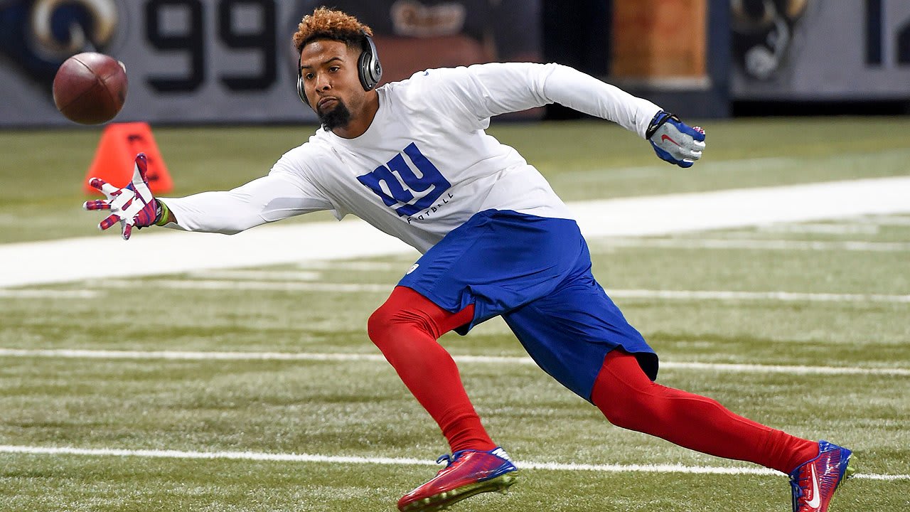Odell Beckham Jr.'s pregame warmups