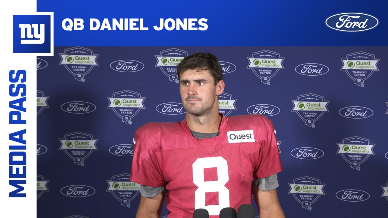 QB Daniel Jones on offense finding its rhythm