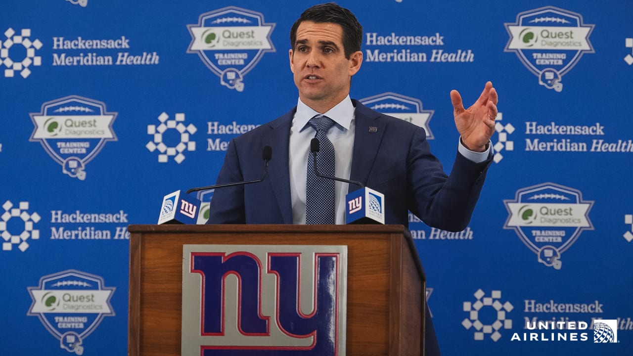 GM Joe Schoen lays out vision for Giants