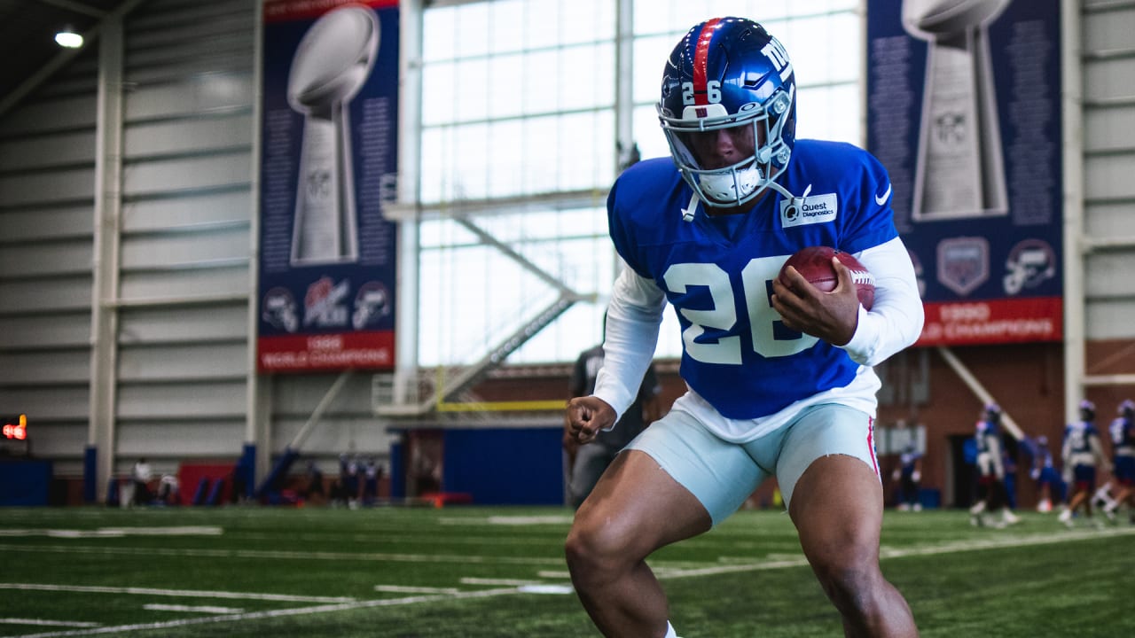 RB Saquon Barkley (ankle) continues to make progress RB Saquon Barkley (ankle) continues to make progress