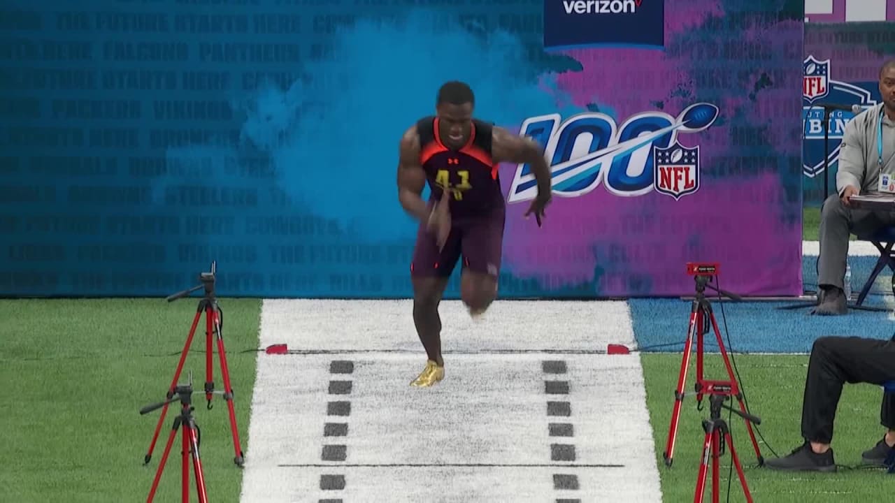 LSU linebacker Devin White's 2019 NFL Scouting Combine workout