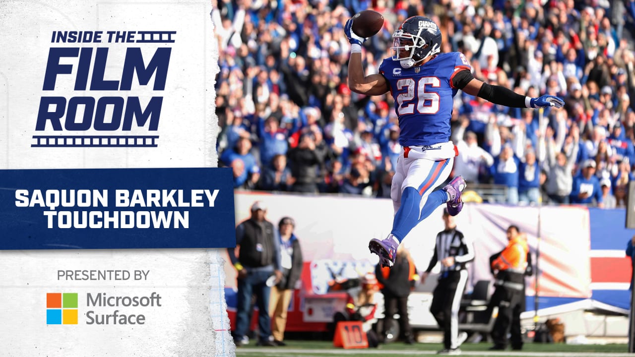 Inside the Film Room: Breaking down Saquon Barkley's touchdown run vs ...