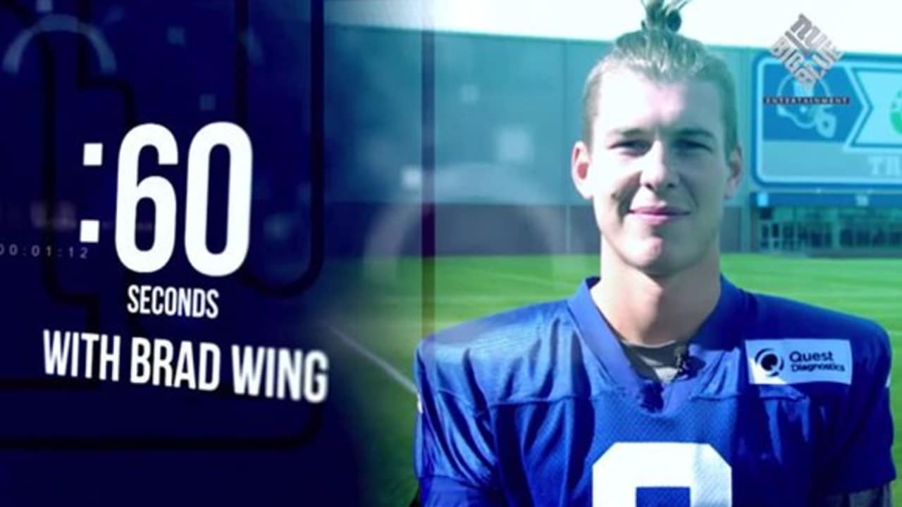 60 Seconds with Giants punter Brad Wing