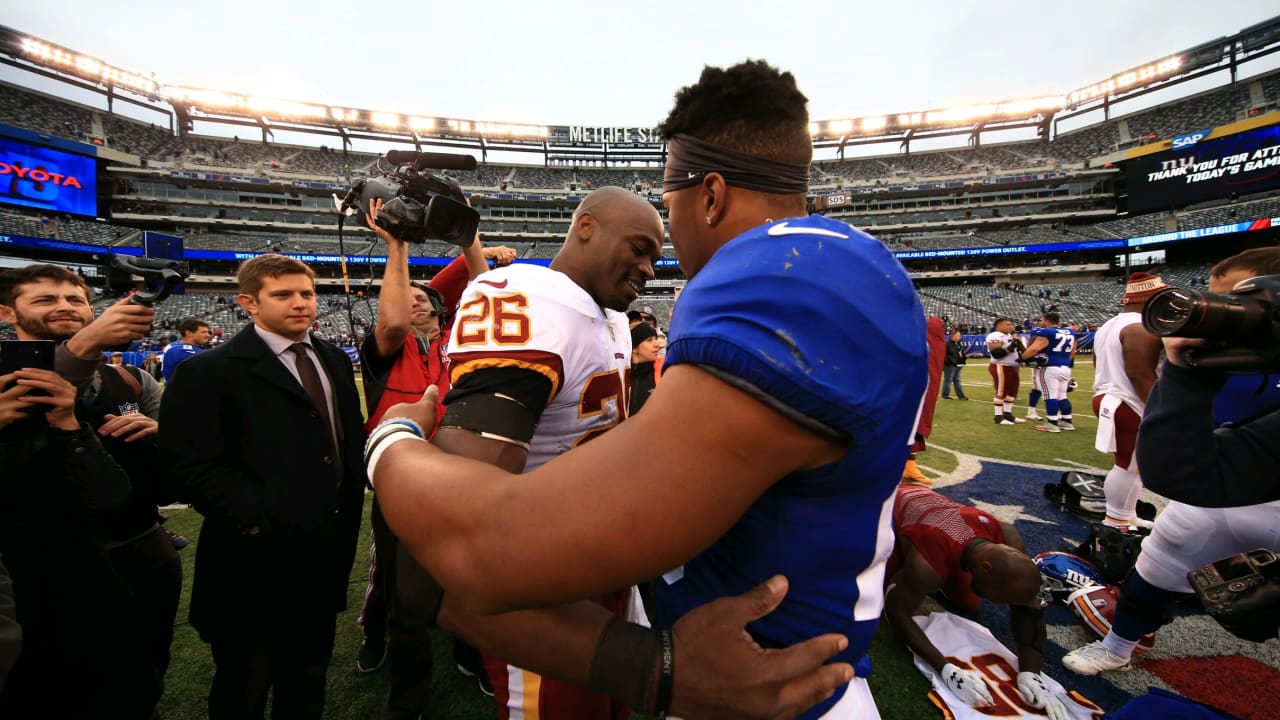 High praise for Saquon from Adrian Peterson