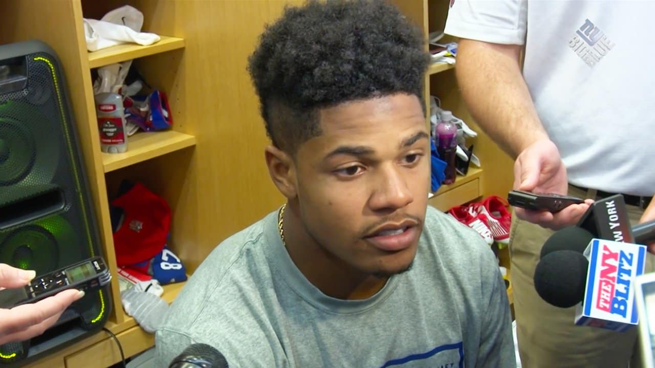 WR Sterling Shepard previews Buccaneers' secondary and the long ball threat