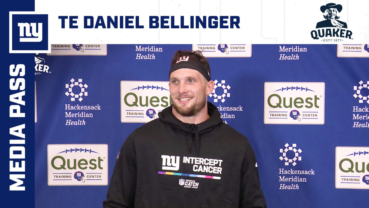 TE Daniel Bellinger on Darren Waller: 'He's a unicorn'