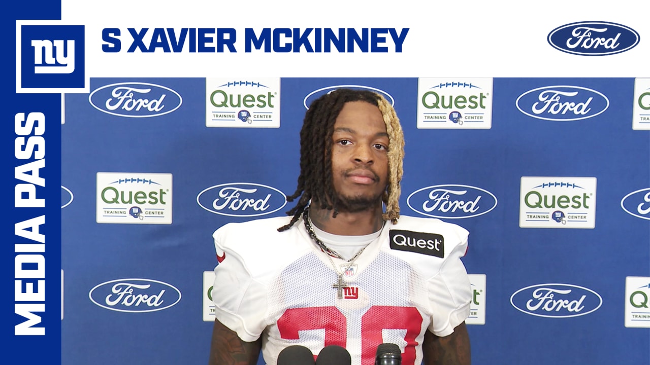 S Xavier Mckinney on rookie cornerbacks Deonte Banks, Tre Hawkins III