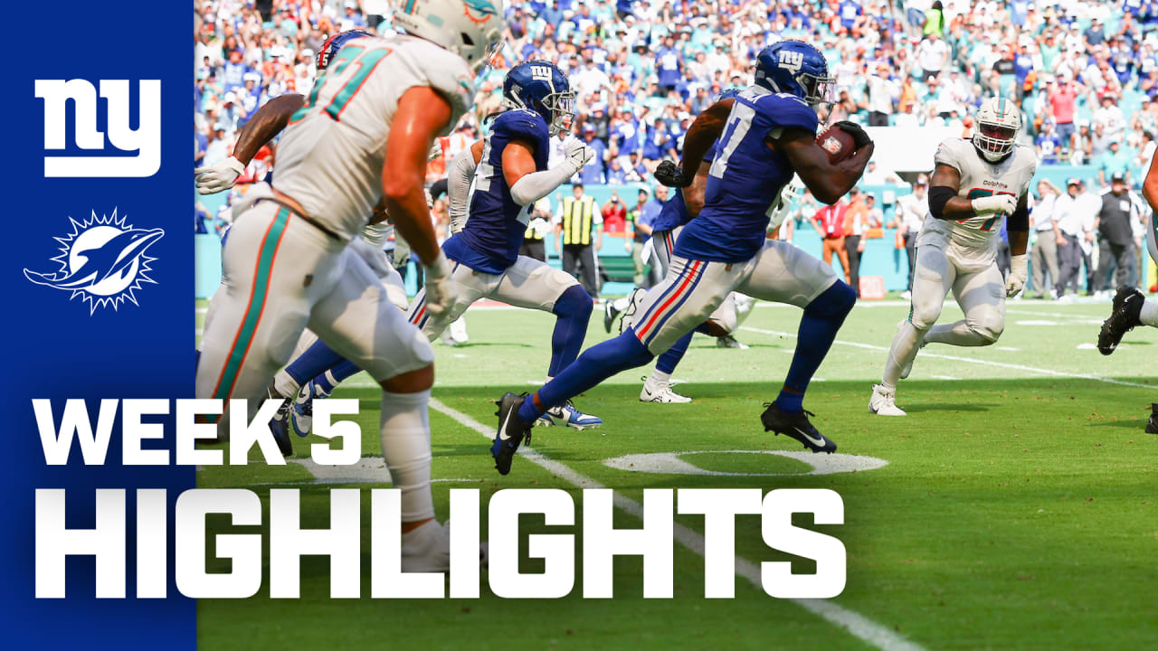 Highlights: Miami Dolphins 31, New York Giants 16
