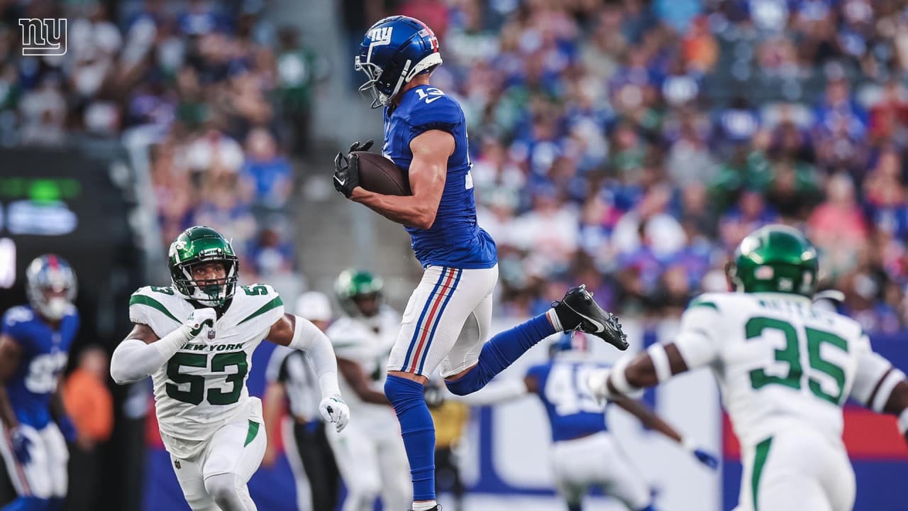 David Sills highpoints 23-yard pass from Tommy DeVito | Giants vs. Jets ...