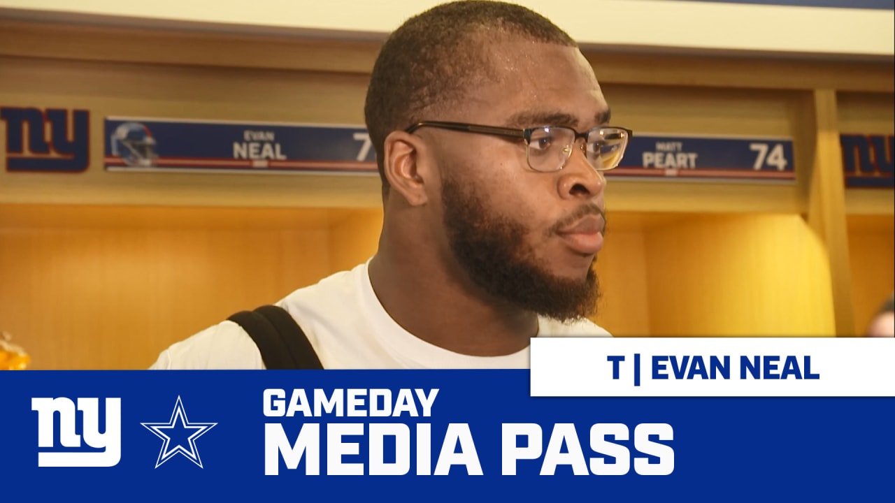 OT Evan Neal on performance vs Cowboys