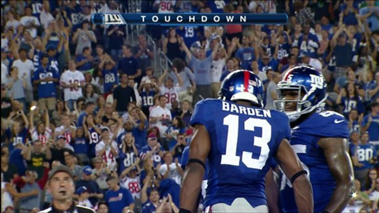 Ramses Barden 11-yard touchdown catch