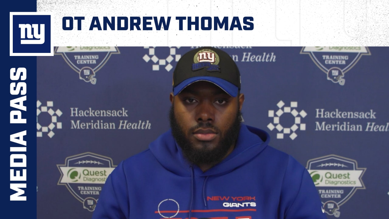 OT Andrew Thomas on playing in biggest games of career