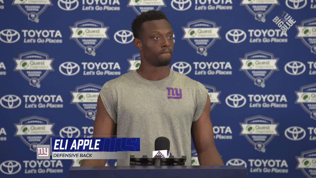 CB Eli Apple on developing as a player