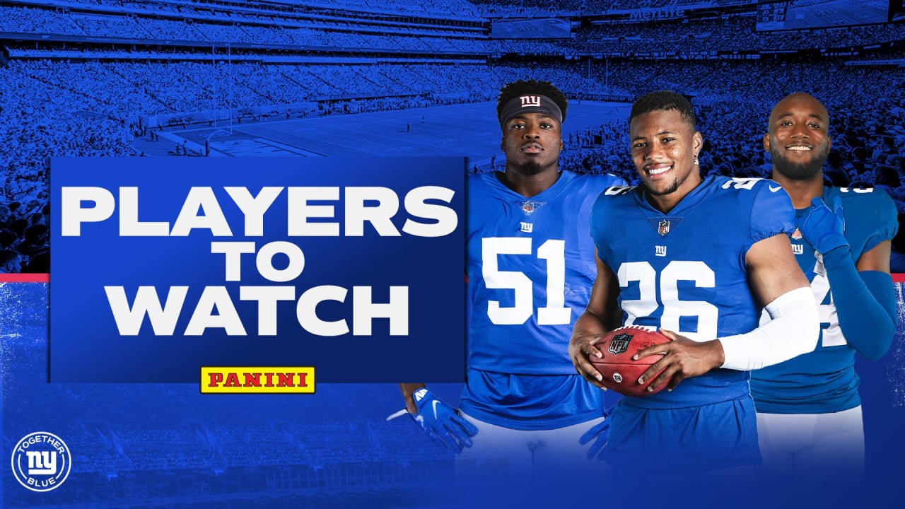 5 players to watch in Giants vs. Falcons