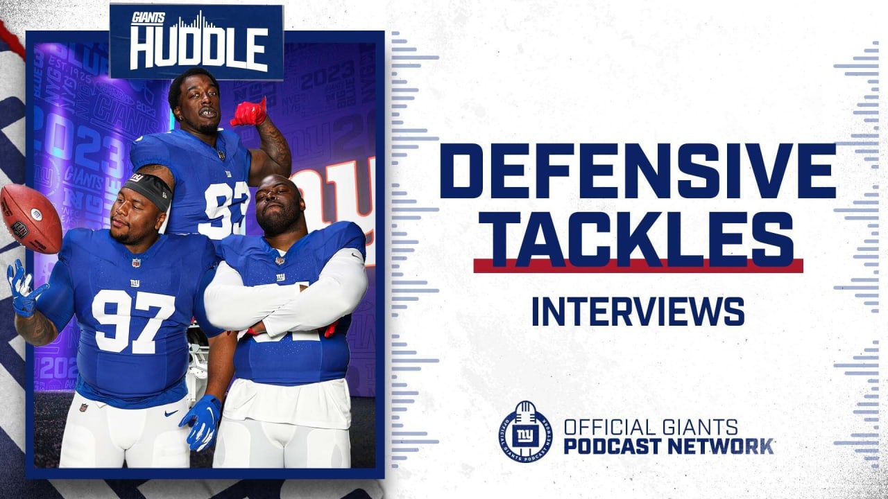 Giants Huddle | Defensive Tackle Interviews
