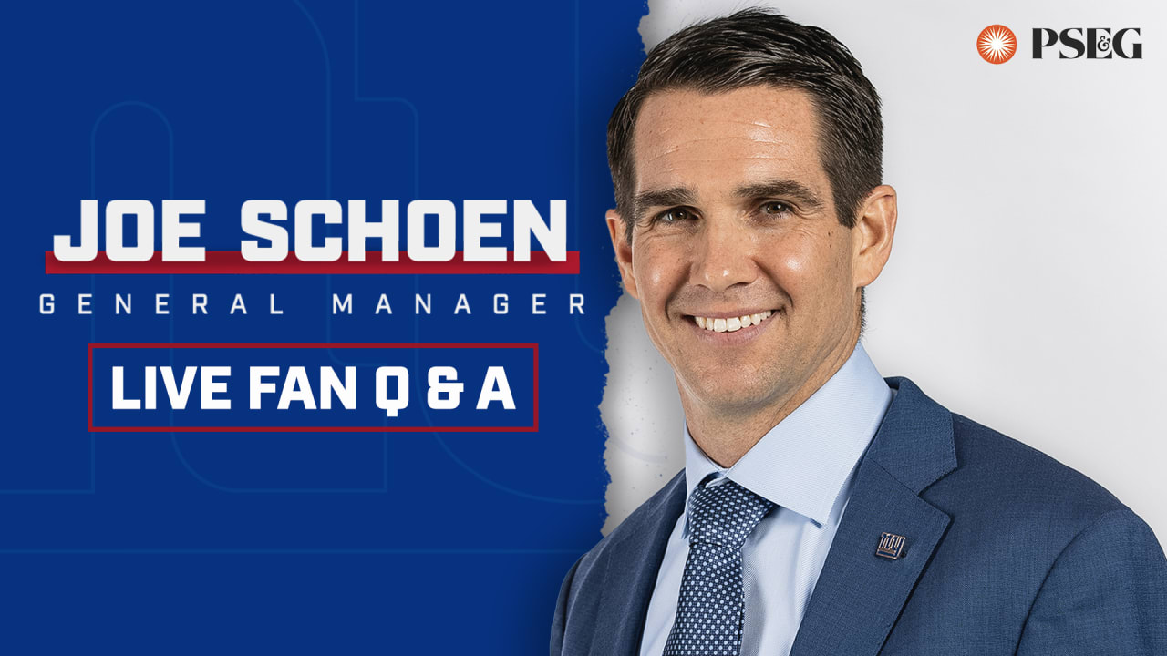 Fan Q&A with General Manager Joe Schoen