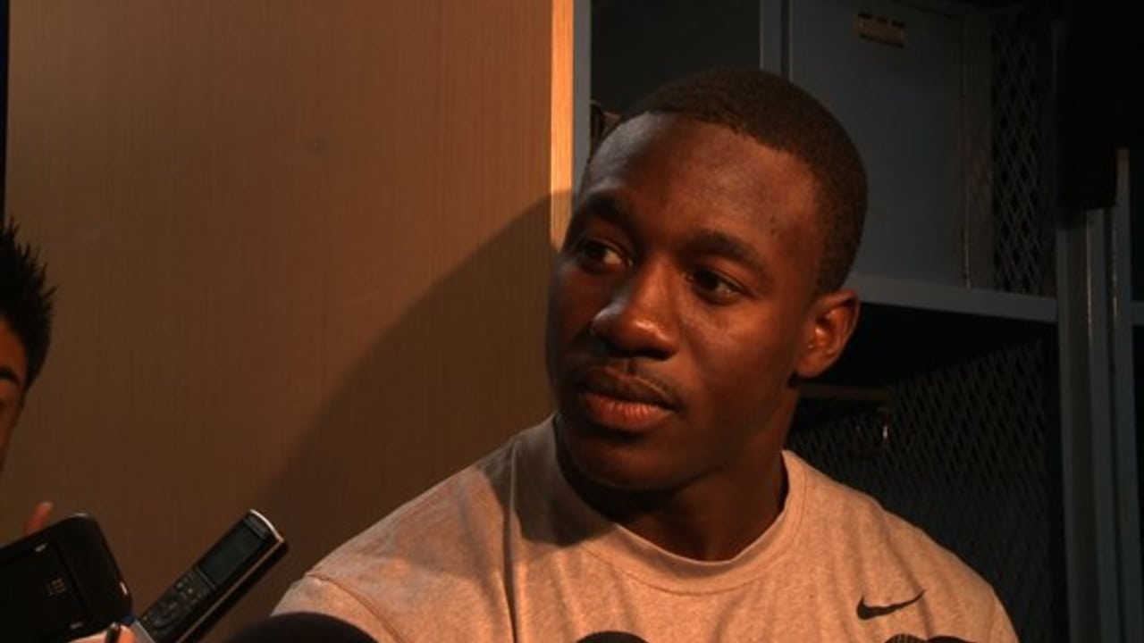 RB David Wilson on his performance Friday