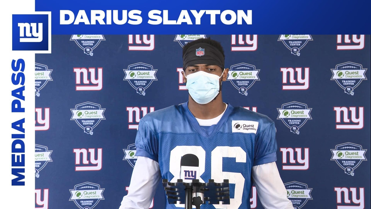 WR Darius Slayton on familiarity in Year 2 of offense