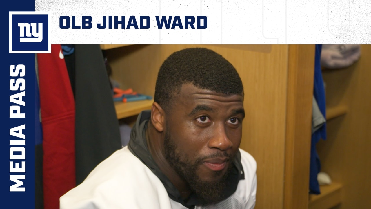 OLB Jihad Ward on being named defensive player of the game